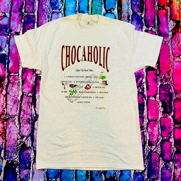 Delta | Shirts | Vintage Chocaholic Tee Size Large Delta Tag | Poshmark
